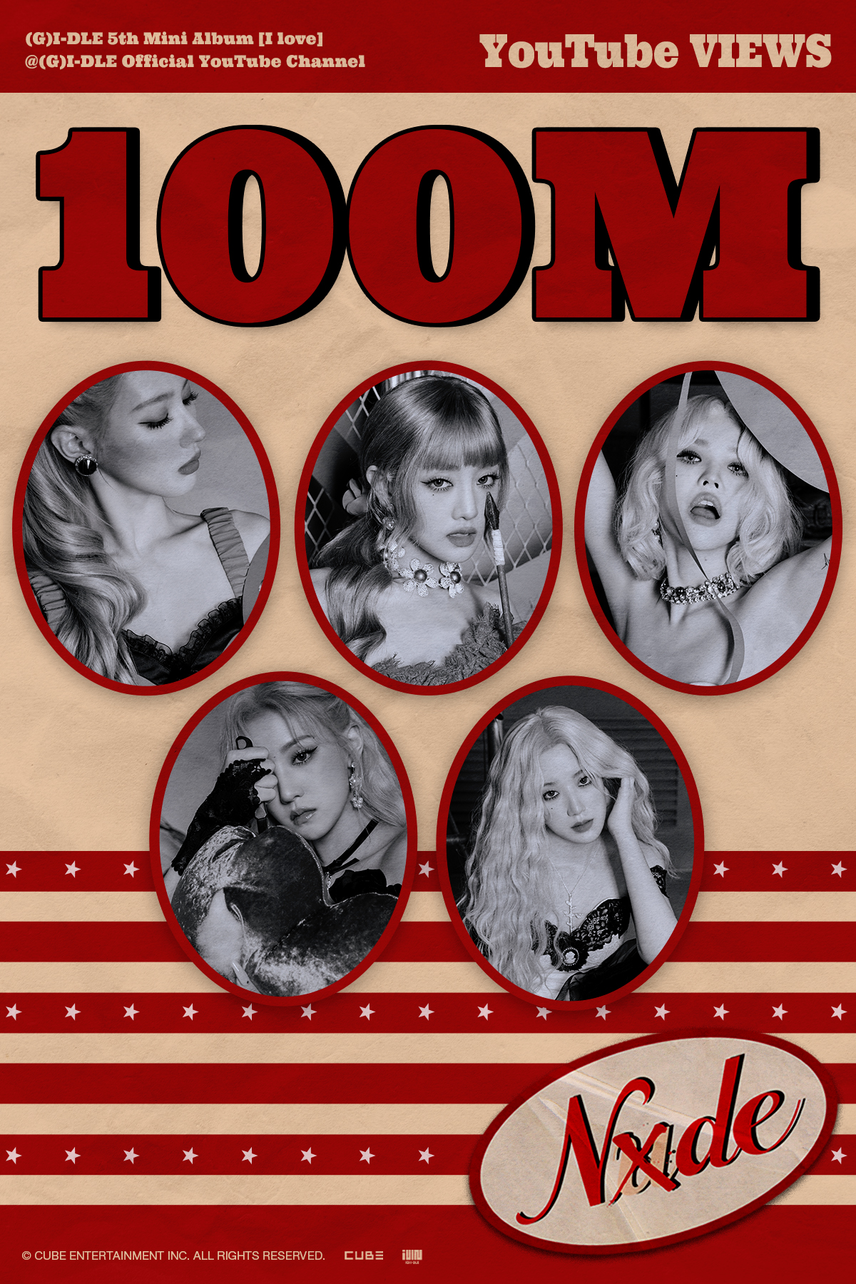 (G)I-DLE、「Nxde」MVが1億回再生… 通算8回目、第4世代ガールズグループ最多＋最短記録 - i-dle 日本オフィシャルサイト